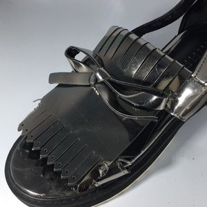 Maria | Shoes | Maria Chrome Closed Toe Sandal | Poshmark